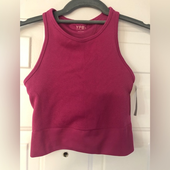 Abercrombie & Fitch | Tops | Nwt Hot Pink Ypb Seamlesscore Ribbed Scuba ...